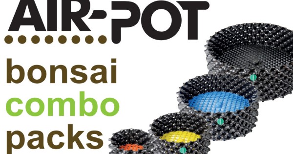Air-Pot ® Bonsai Combo Pack 2: Three Each of 1.5 L and 4.1 L Air-Pot ...