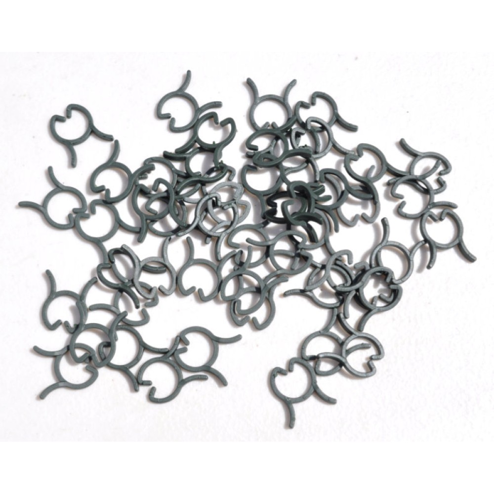 Fifty 13 mm Light Duty Trellis Clips for Staking or Training Orchids ...