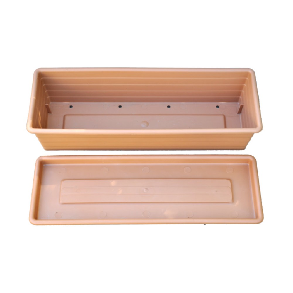 Terracotta 500 mm Window Box With Saucer - From 1 Unit