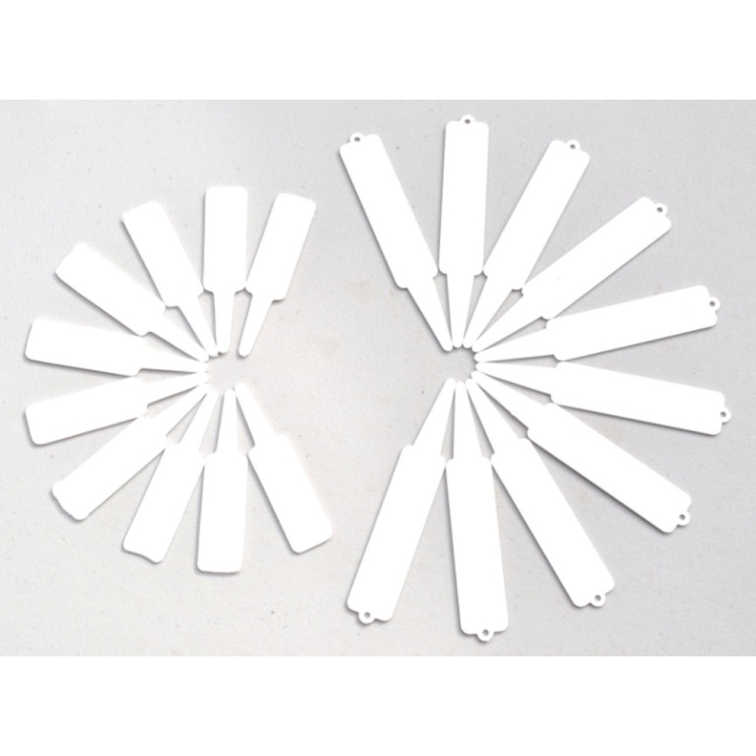 Twenty High Quality Rigid, Long-lasting, Reusable Plant Tags, Two Sizes